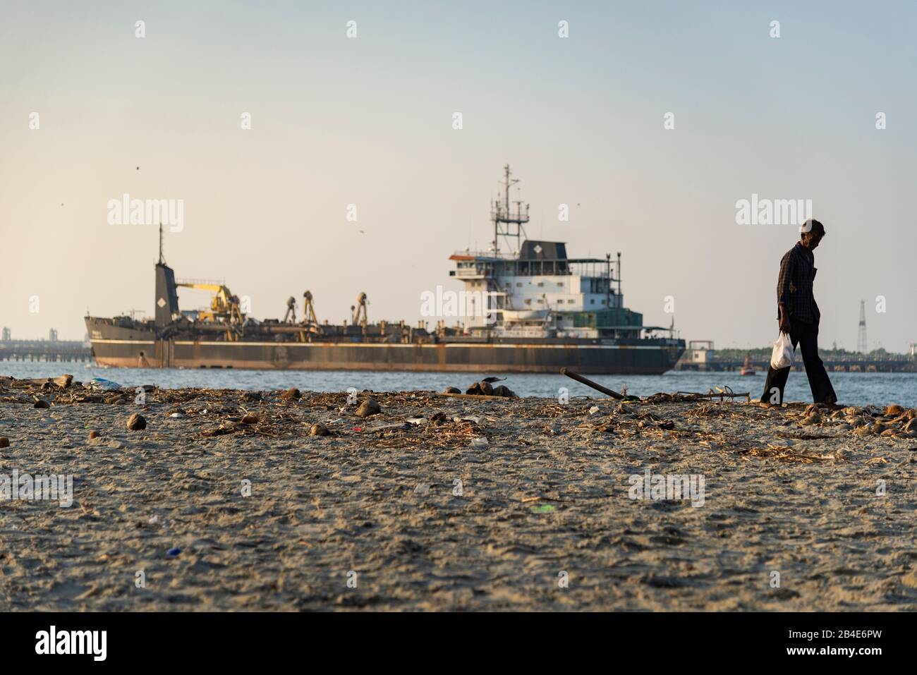 India, Kelala, Kochi, Fort Kochi Beach Stock Photo - Alamy