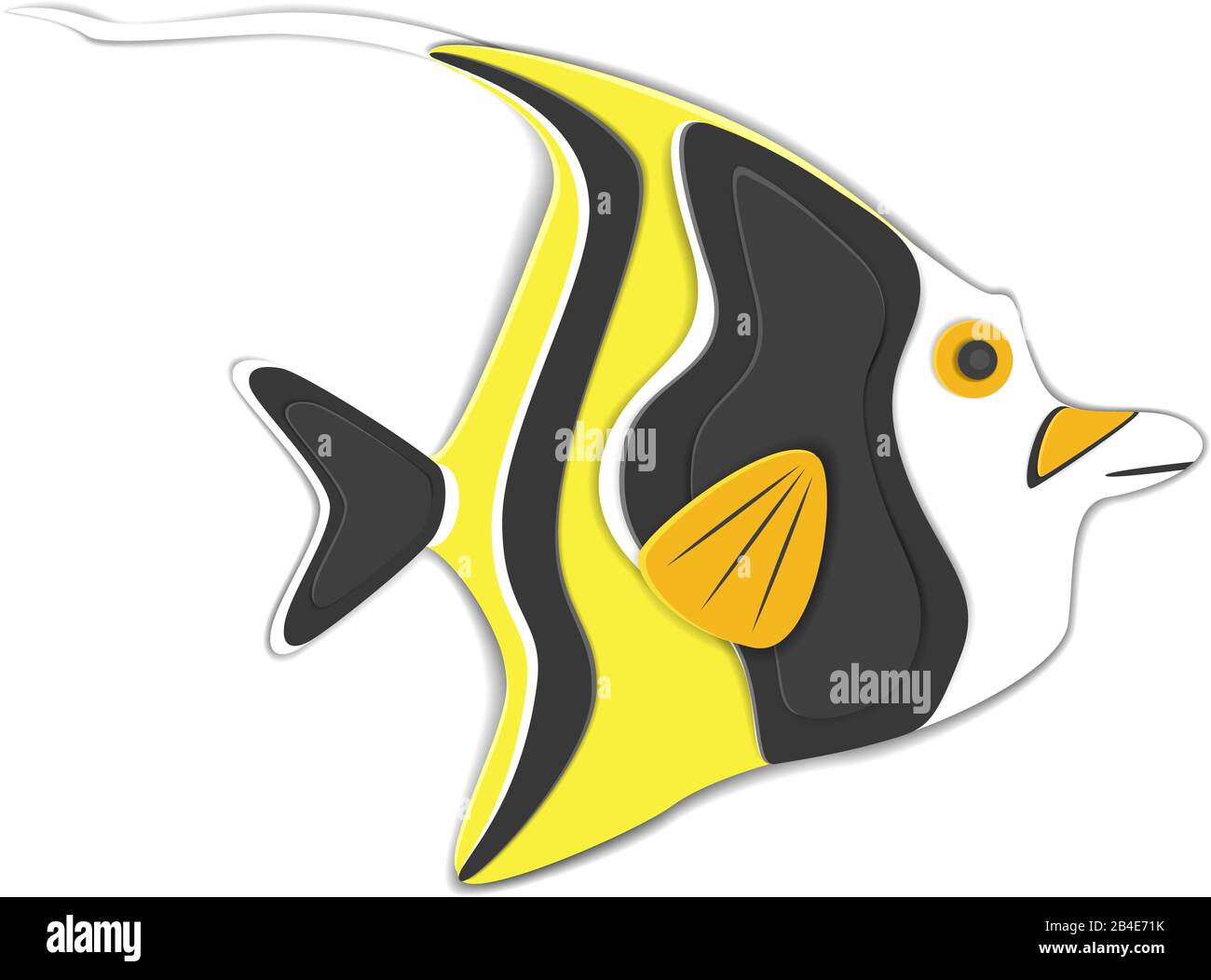 Reef tropical fish Stock Vector Images - Alamy