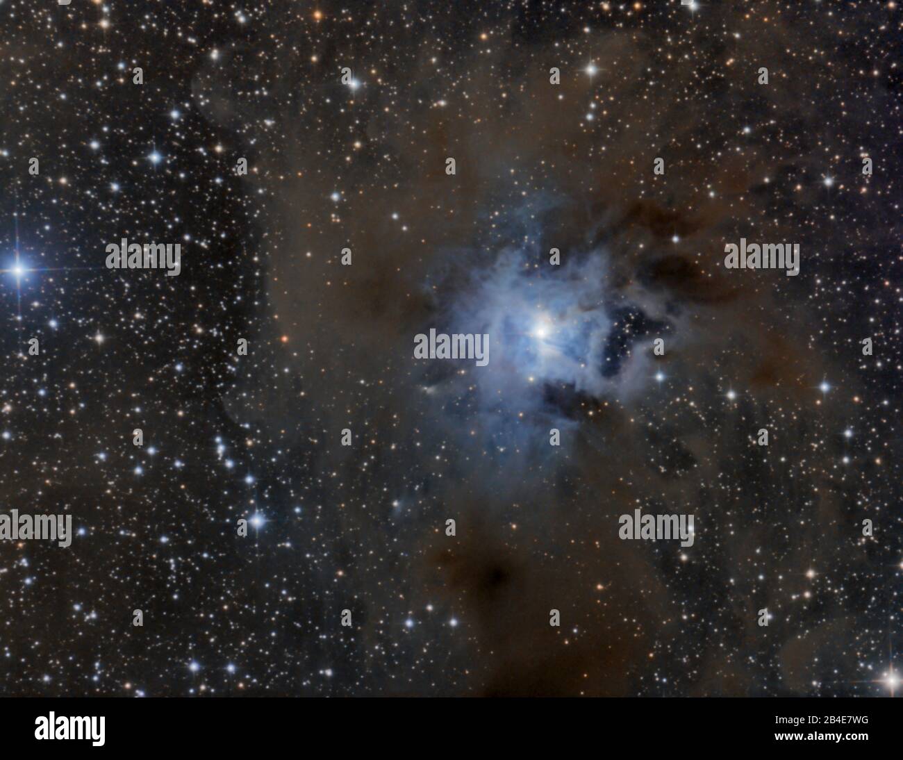 The iris mist in the constellation Kepheus is photographed with the 1m ...