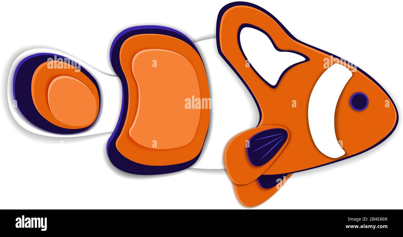 Exotic fish in natural Stock Vector Images - Alamy