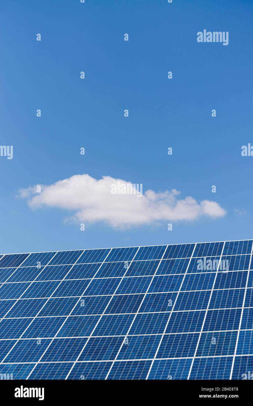 Solar system under blue sky Stock Photo - Alamy