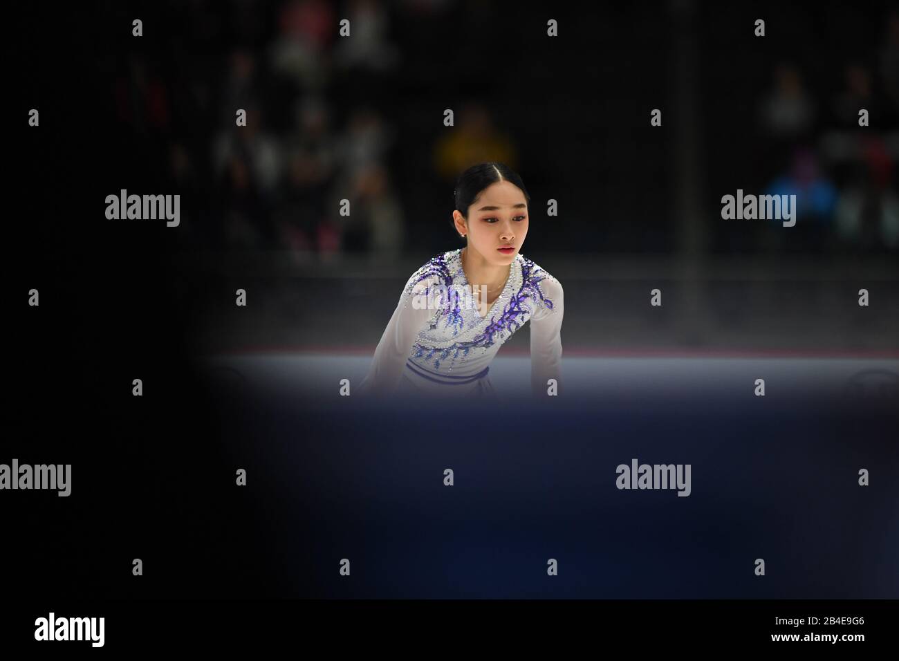 Tallinn, Estonia. 6th Mar 2020. Seoyeong WI from Korea, during Ladies Short Program at the ISU ...