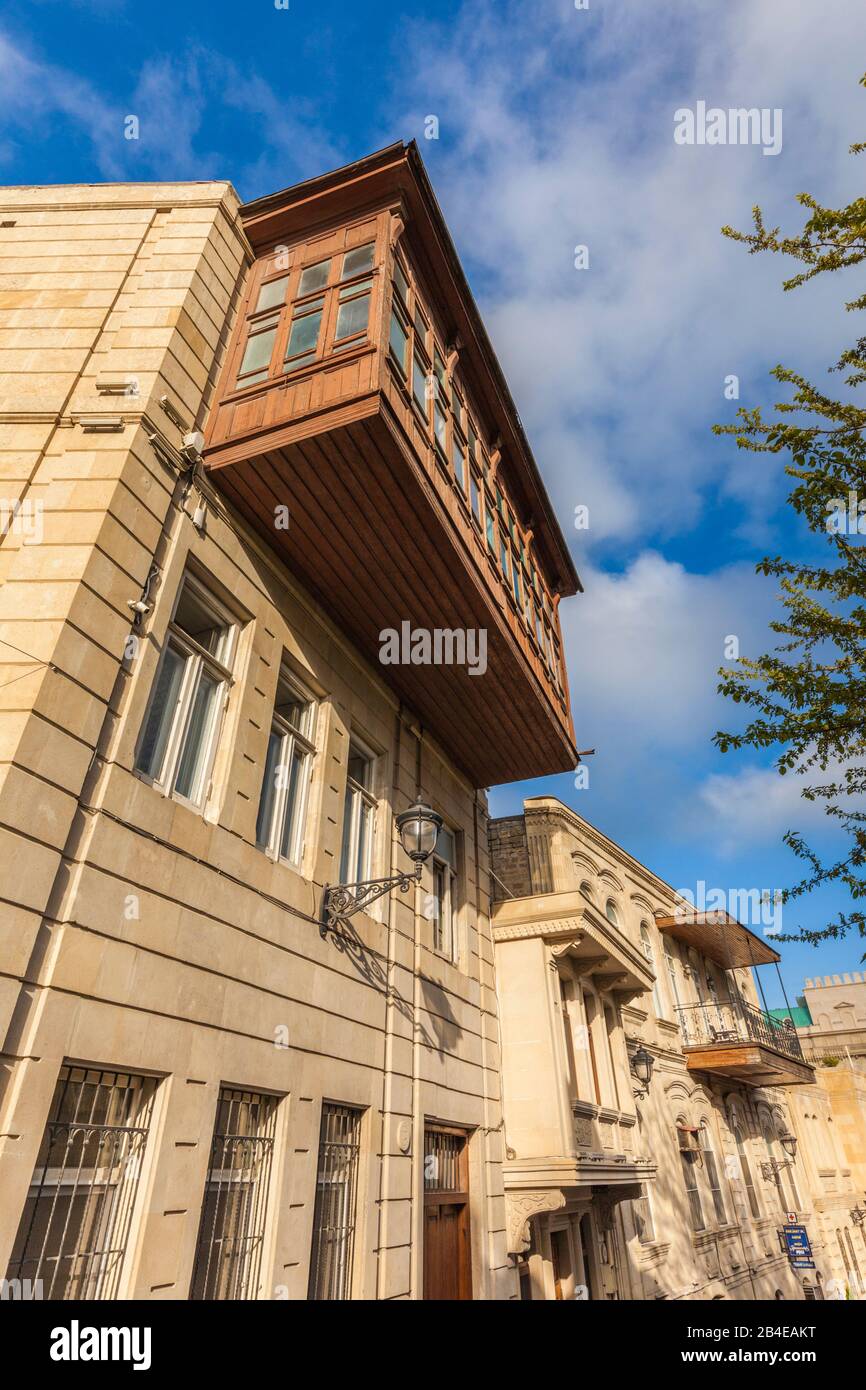 Azerbaijan, Baku, Old City, traditional architecture Stock Photo - Alamy