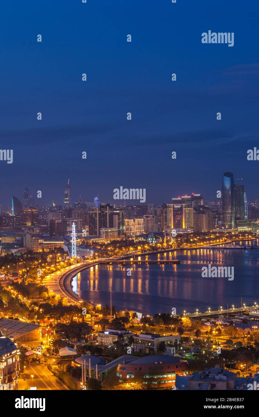 Baku panoramic hi-res stock photography and images - Alamy