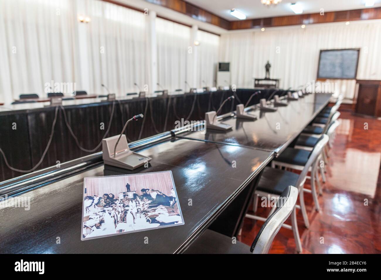 Laos, Vientiane, Kaysone Phomivan Memorial, former home of Lao ...