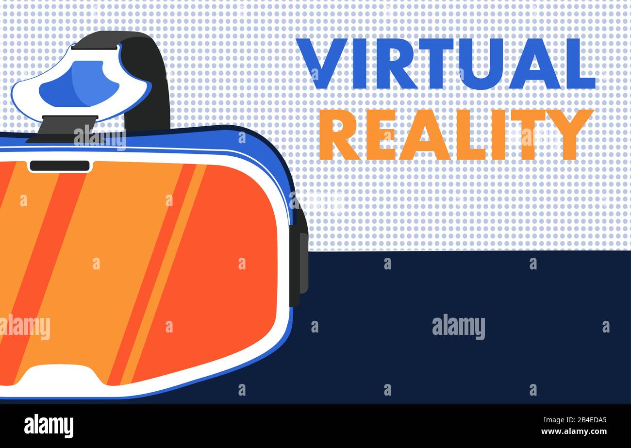 VR headset device in flat style Stock Vector Image & Art - Alamy