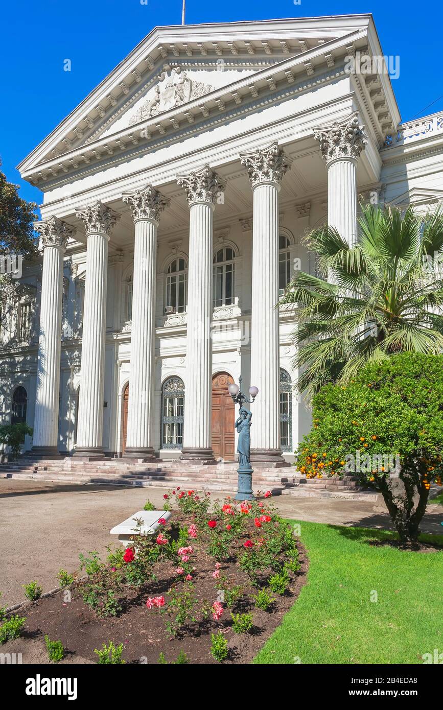 The former National Congress building, Santiago de Chile, Chile, South ...