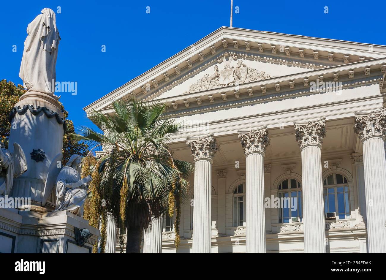 The former National Congress building, Santiago de Chile, Chile, South ...