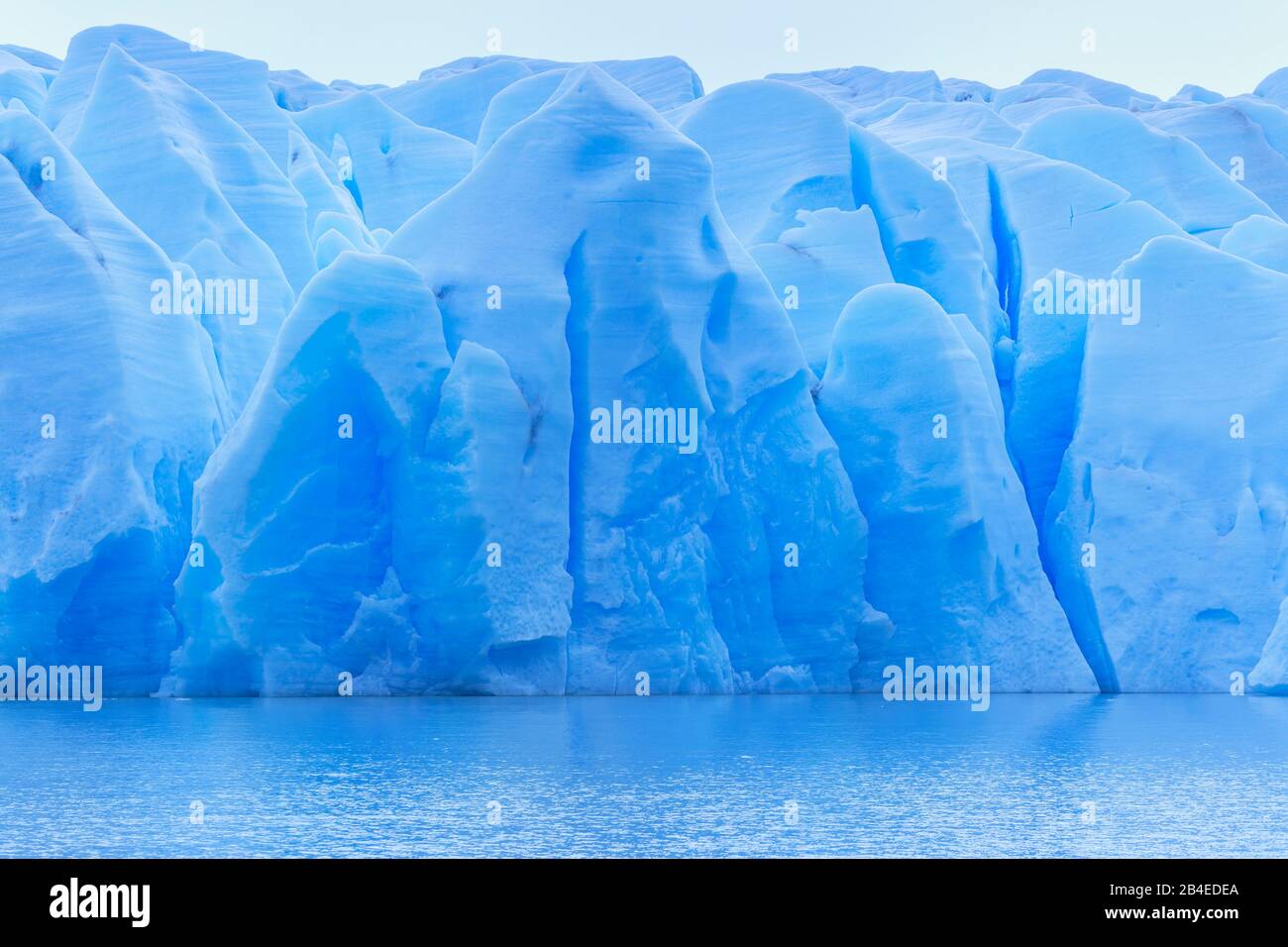 Lake Gray glacier, Torres del Paine National Park, Chile, South America ...