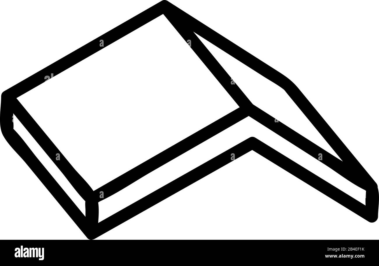 Roof icon vector. Isolated contour symbol illustration Stock Vector ...