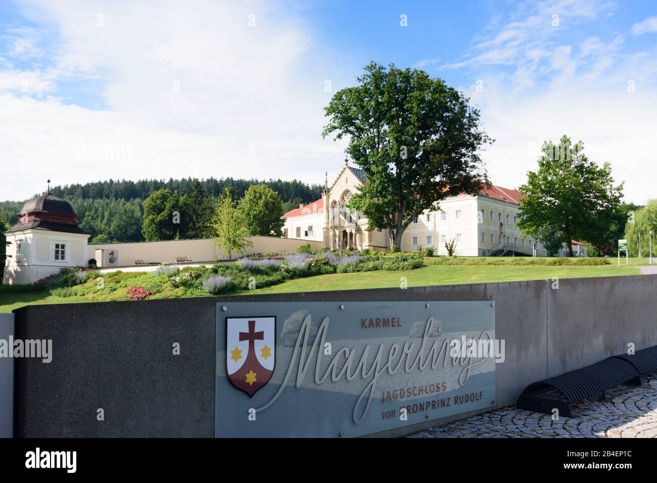 Schloss mayerling castle in wienerwald hi-res stock photography and ...