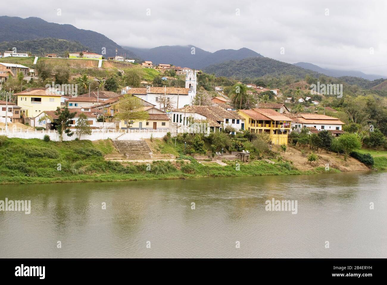 Ribeira River of Iguape, City, Iporanga, São Paulo, Brazil Stock Photo ...