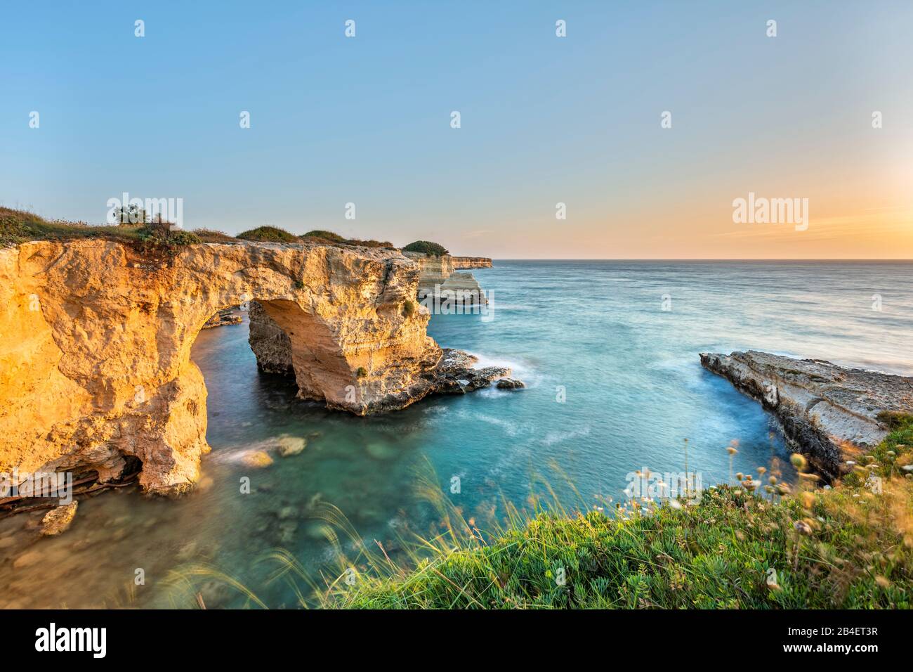 Melendugno, Provinz Lecce, Salento, Apulien, Italien, Europa. Die ...