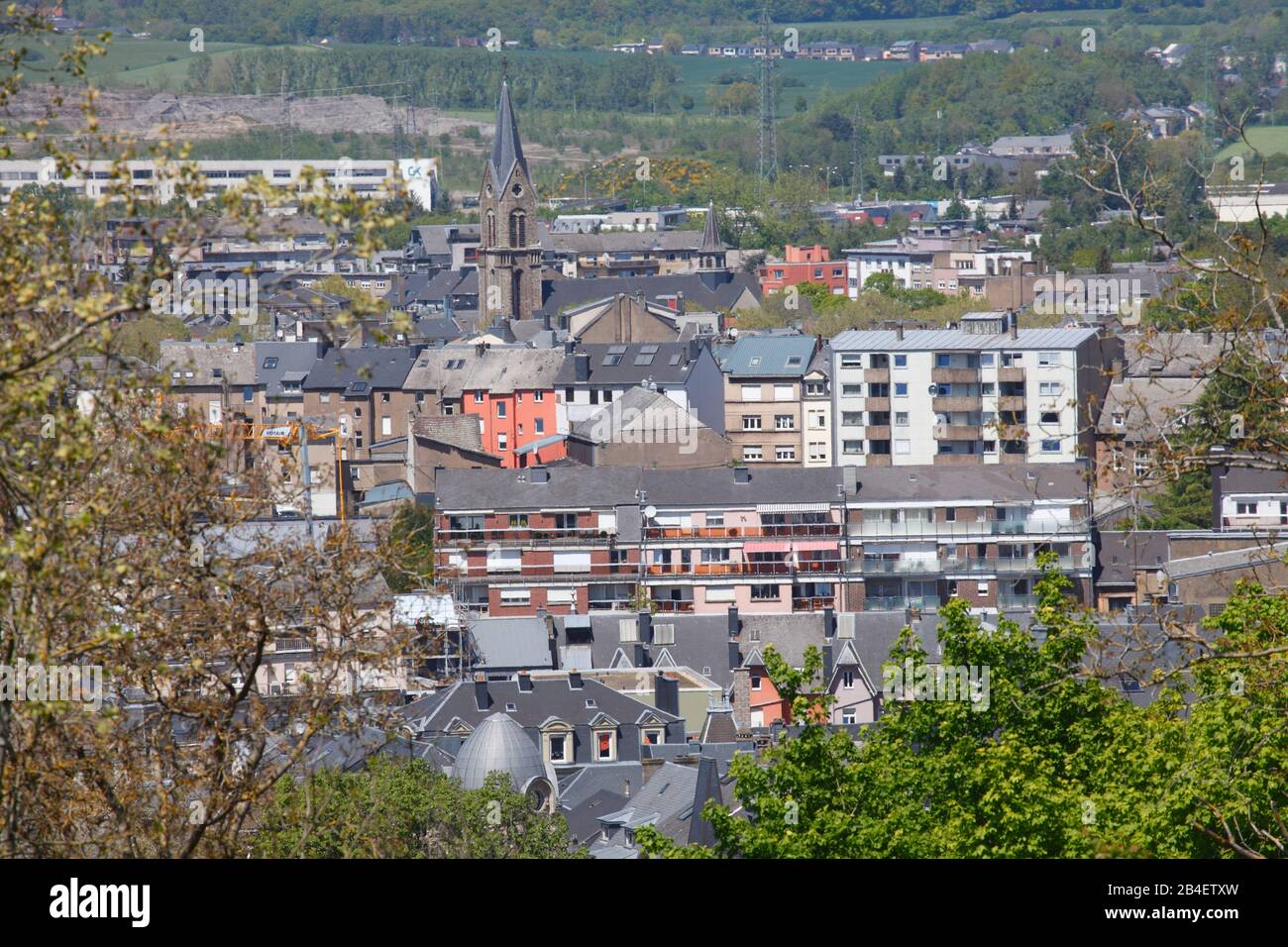 City view, Esch an der Alzette, Luxembourg, Europe Stock Photo - Alamy