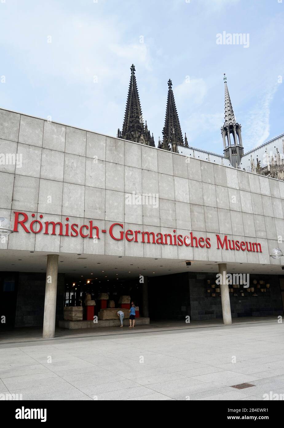 Germany, North Rhine-Westphalia, Cologne, Roman-Germanic Museum ...