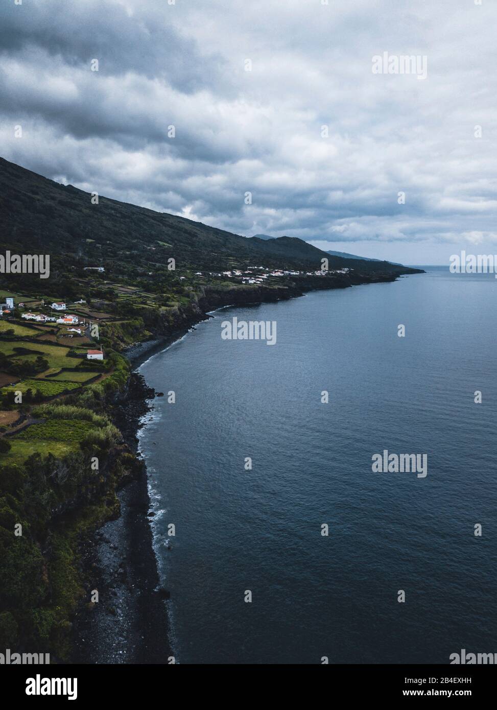 Azores, Pico, coast from above Stock Photo - Alamy
