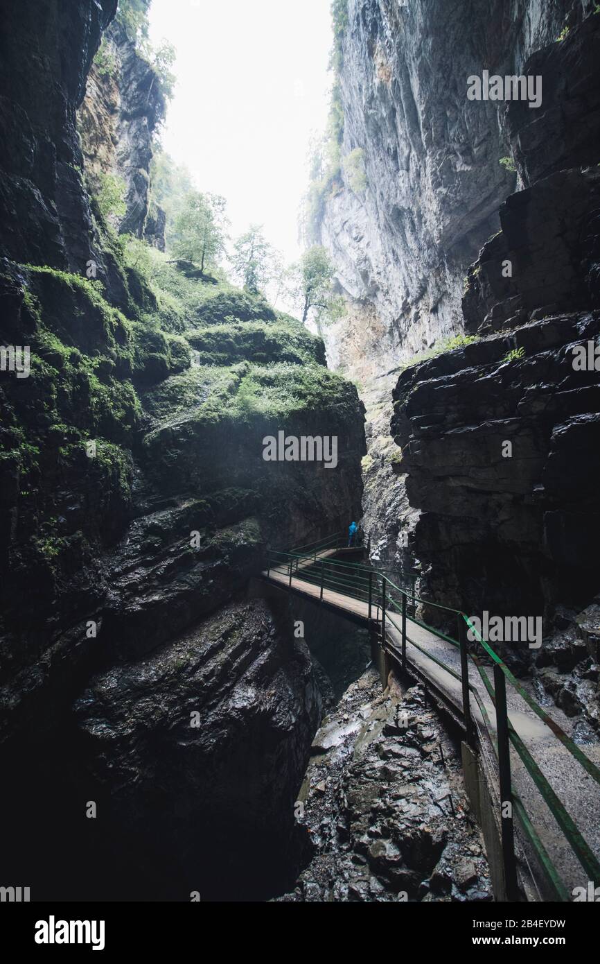 Germany, Bavaria, Oberstdorf, Breitachklamm Stock Photo - Alamy
