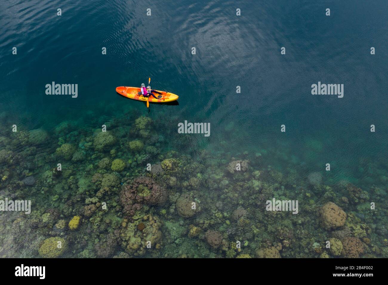Kayaking in Fjords near Tufi, Tufi, Cape Nelson, Papua New Guinea Stock ...