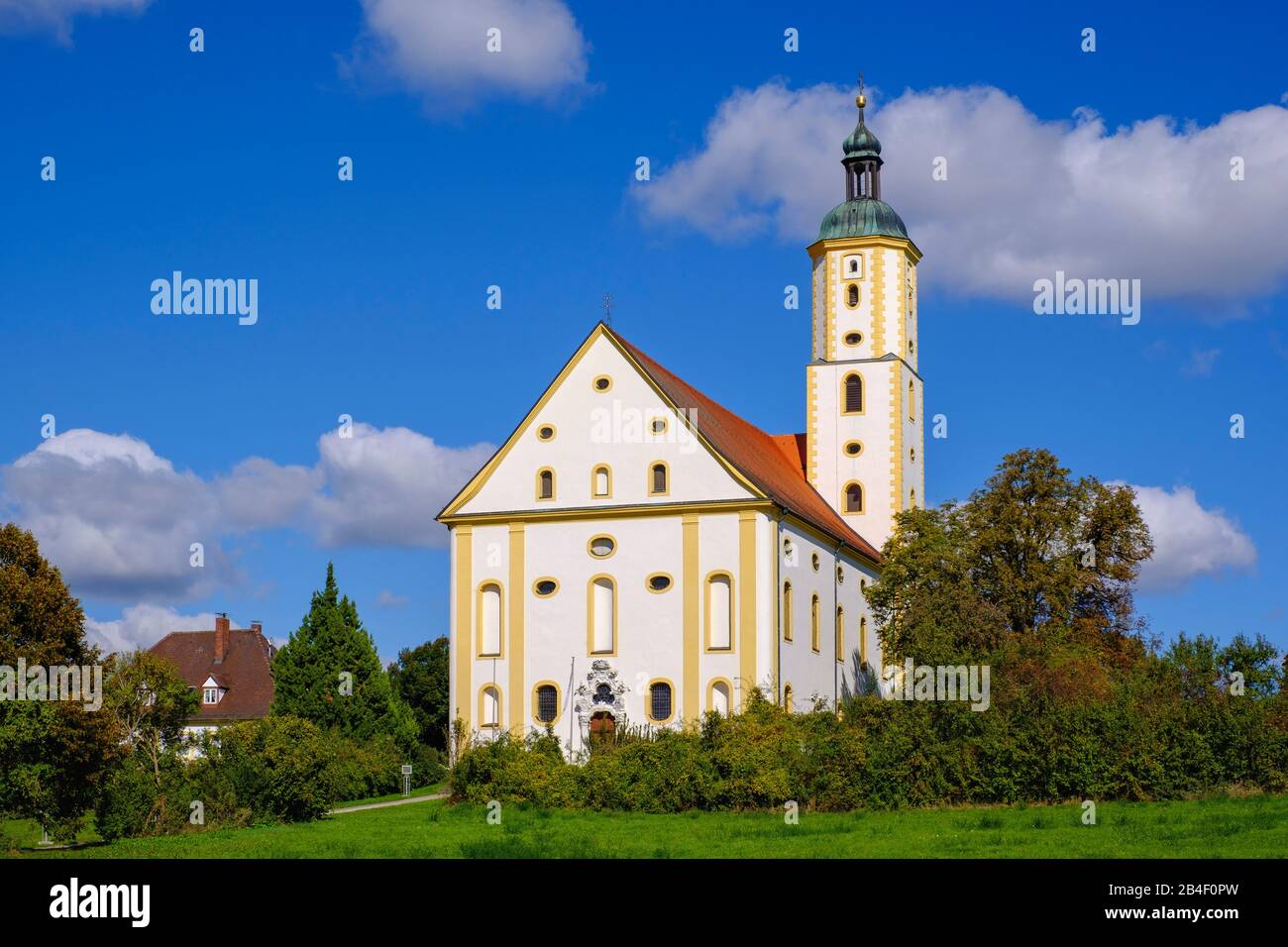 Pilgrimage basilica Maria Brünnlein, Wemding, Donau-Ries district ...