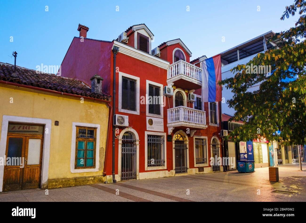 Hercegovacka street, city center Podgorica, Montenegro Stock Photo - Alamy