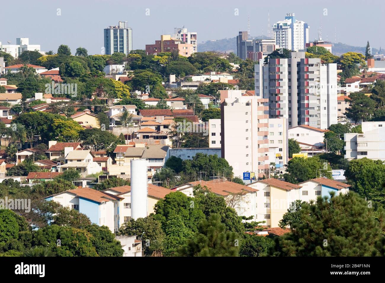 Blue tree towers goiania hi-res stock photography and images - Alamy