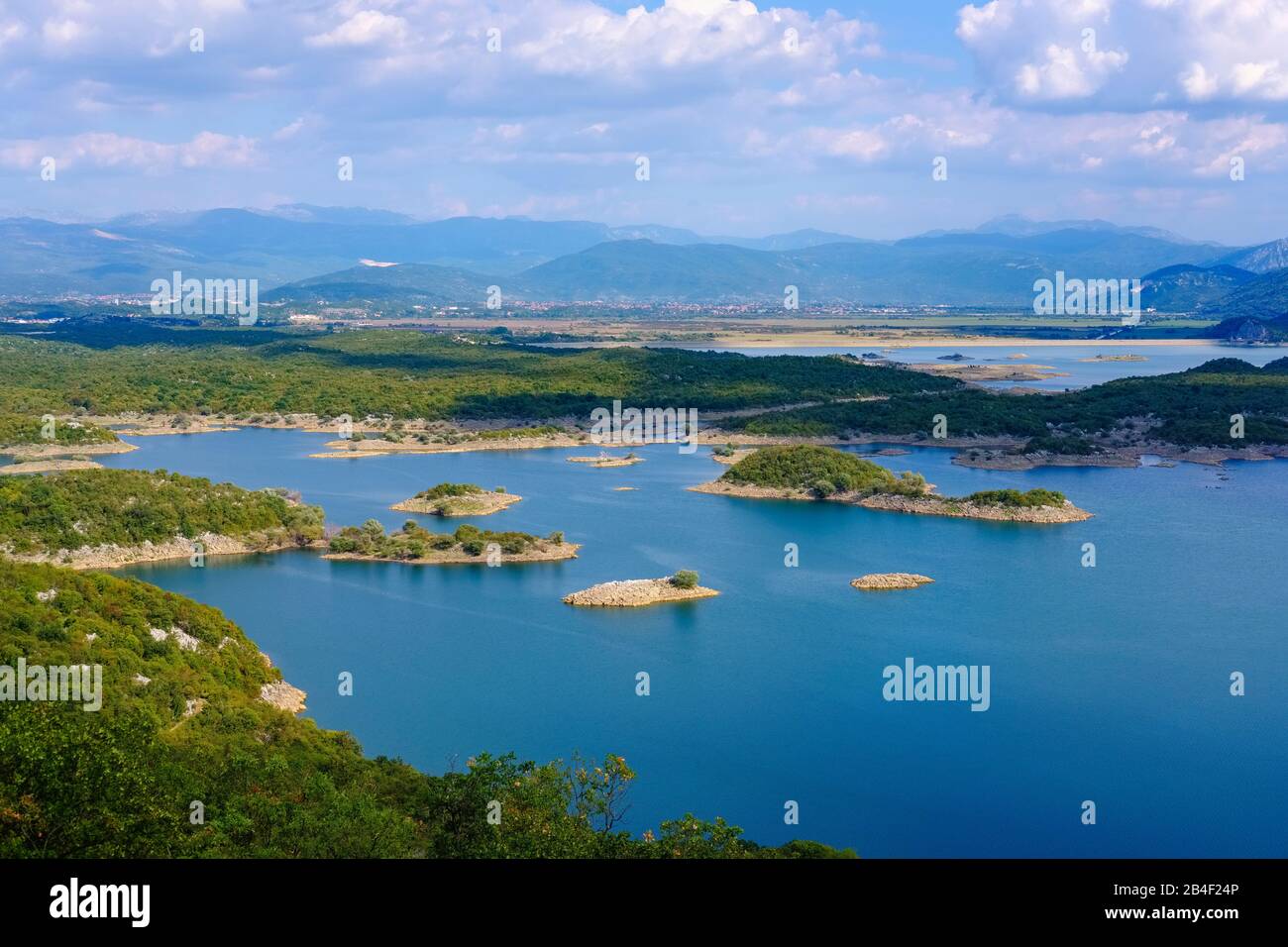 Reservoir, Lake Slano, Krupac Lake, Slansko jezero, Niksic, Montenegro ...