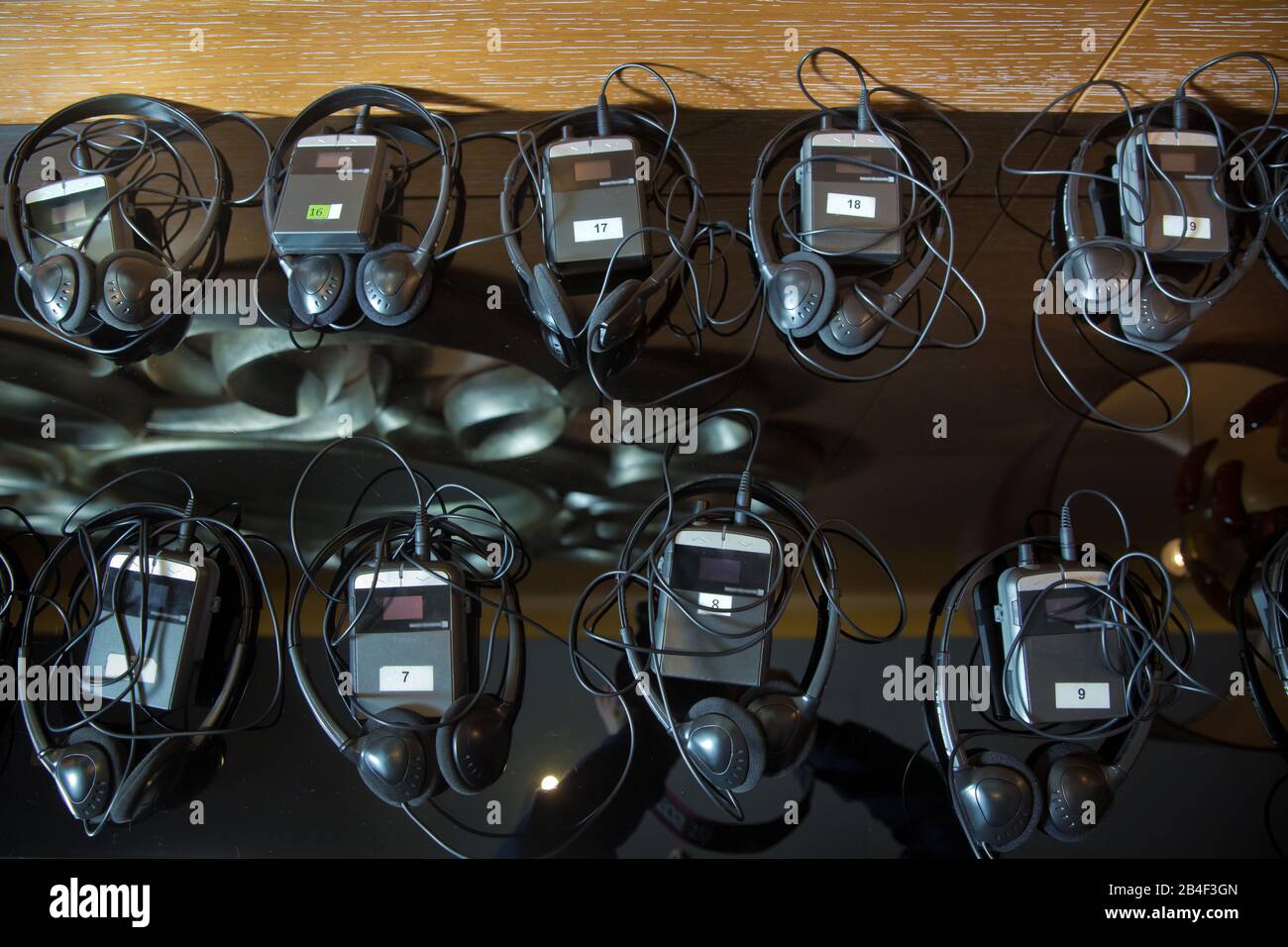 headphones used for simultaneous translation equipment simultaneous interpretation equipment ...