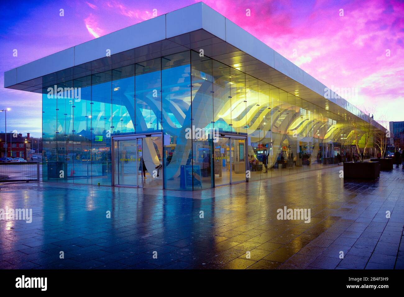 Blackburn Bus Station Stock Photo - Alamy