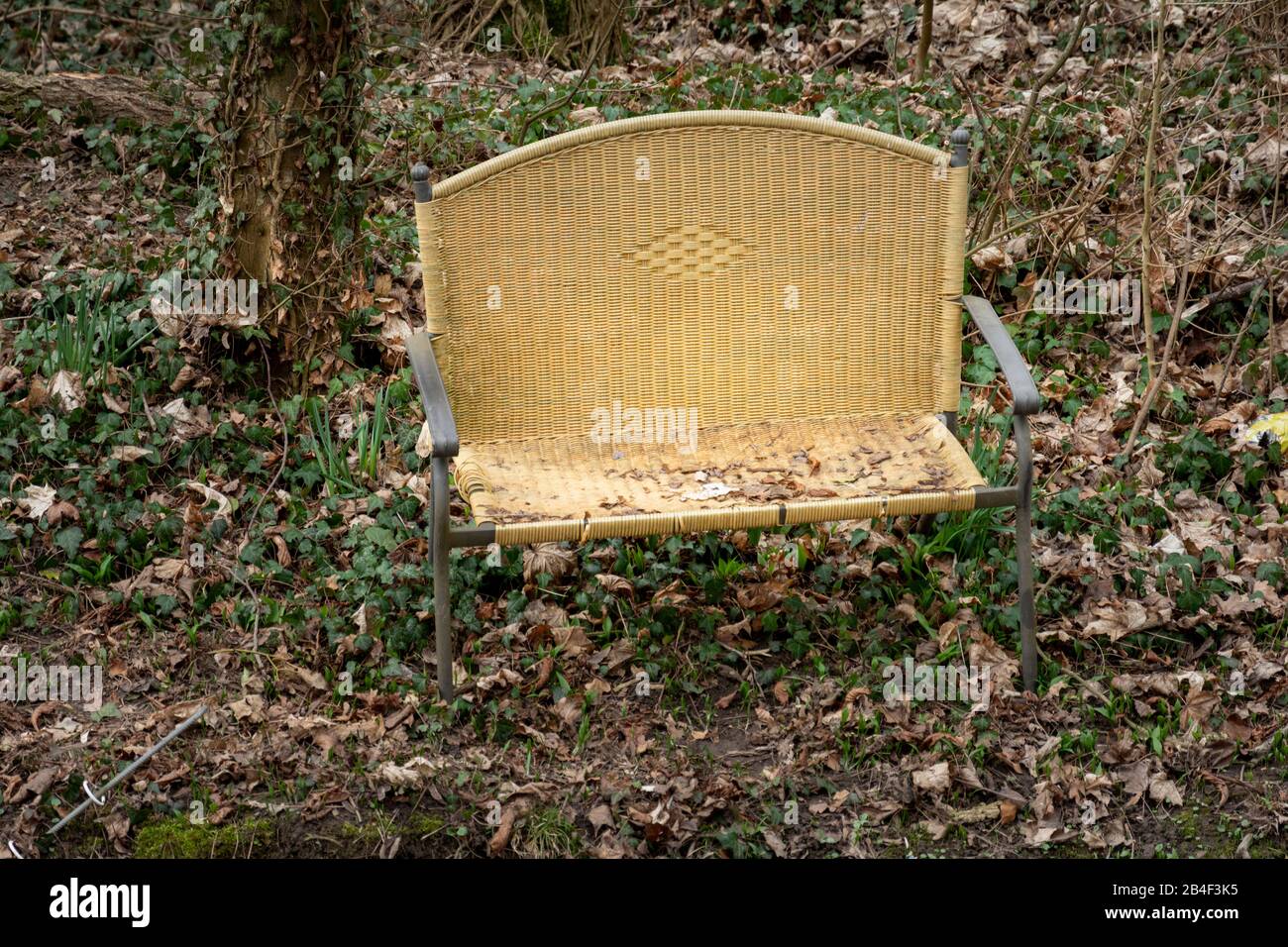 Bench by stream hi-res stock photography and images - Alamy