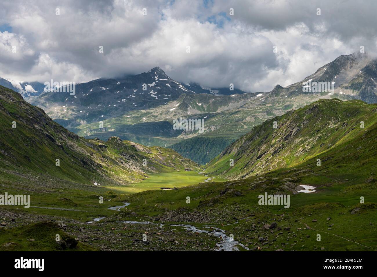 Prettau, Ahrntal, Provinz Bozen, Südtirol, Italien. Das Röttal Stock ...