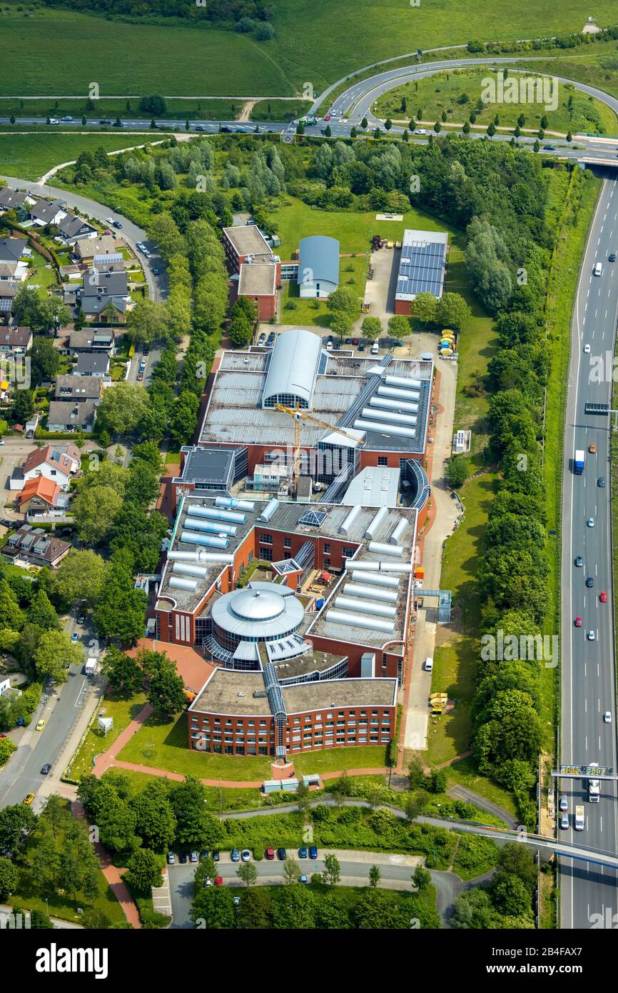 Aerial view of the dasa employment world exhibition hi-res stock ...