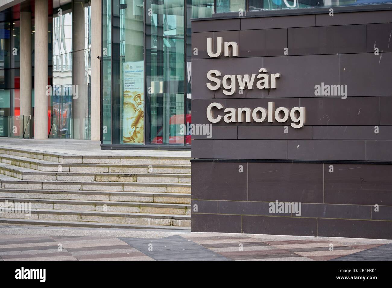 One Central Square, Cardiff, South Wales Stock Photo - Alamy