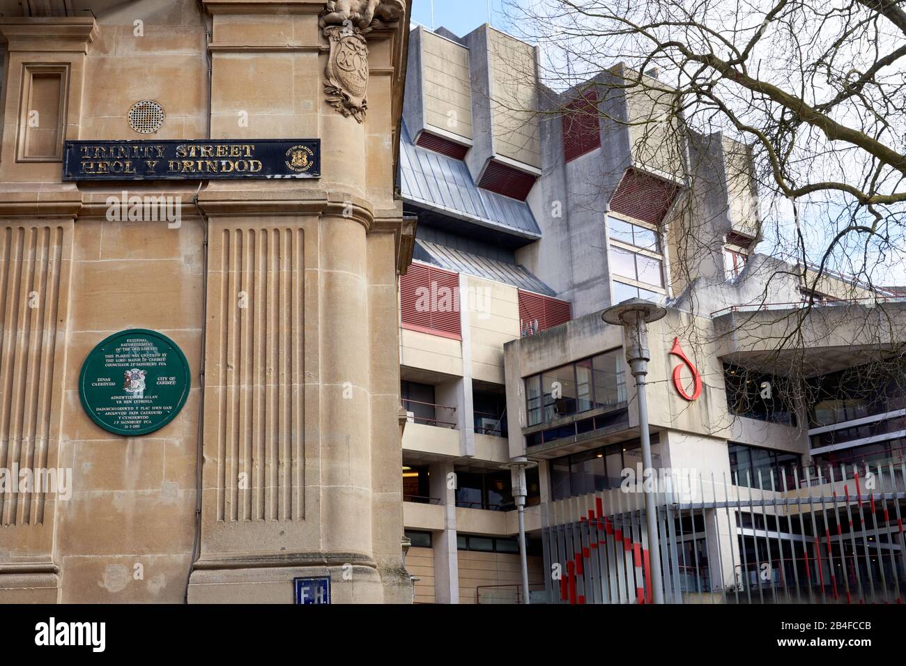 St davids hall hi-res stock photography and images - Alamy