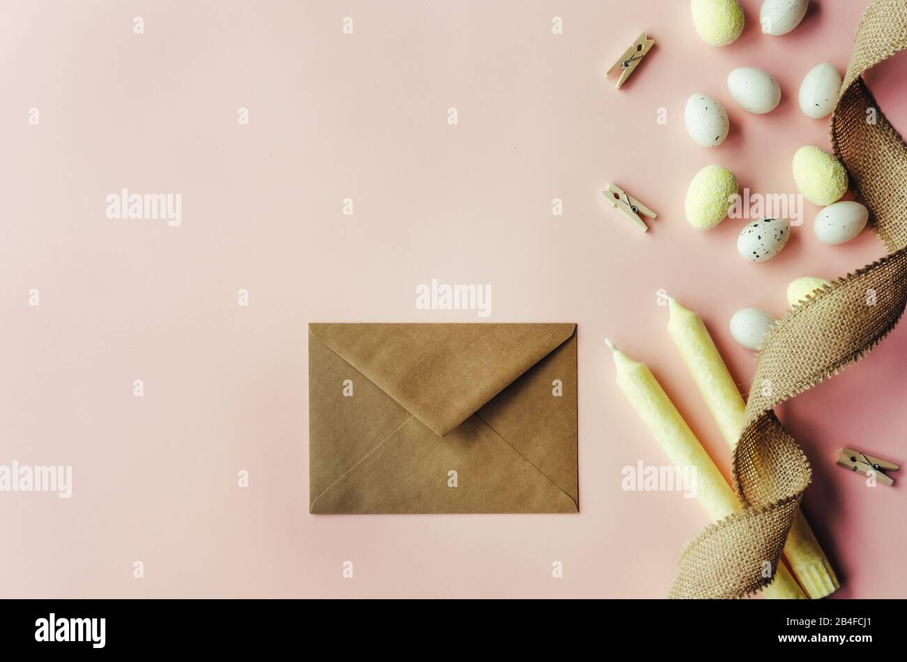 Creative Easter layout Stock Photo - Alamy