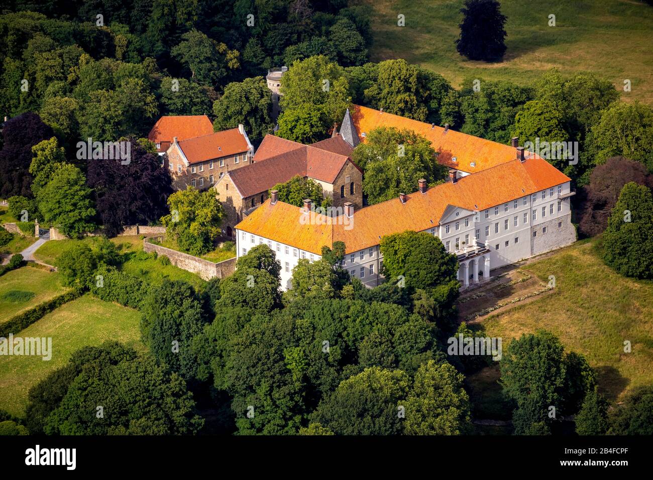 Aerial view of cappenberg castle hi-res stock photography and images ...