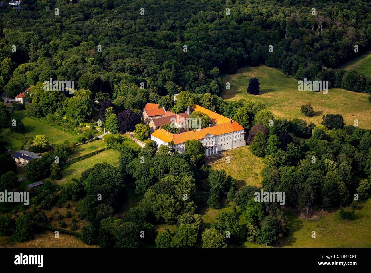 Aerial view of cappenberg castle hi-res stock photography and images ...