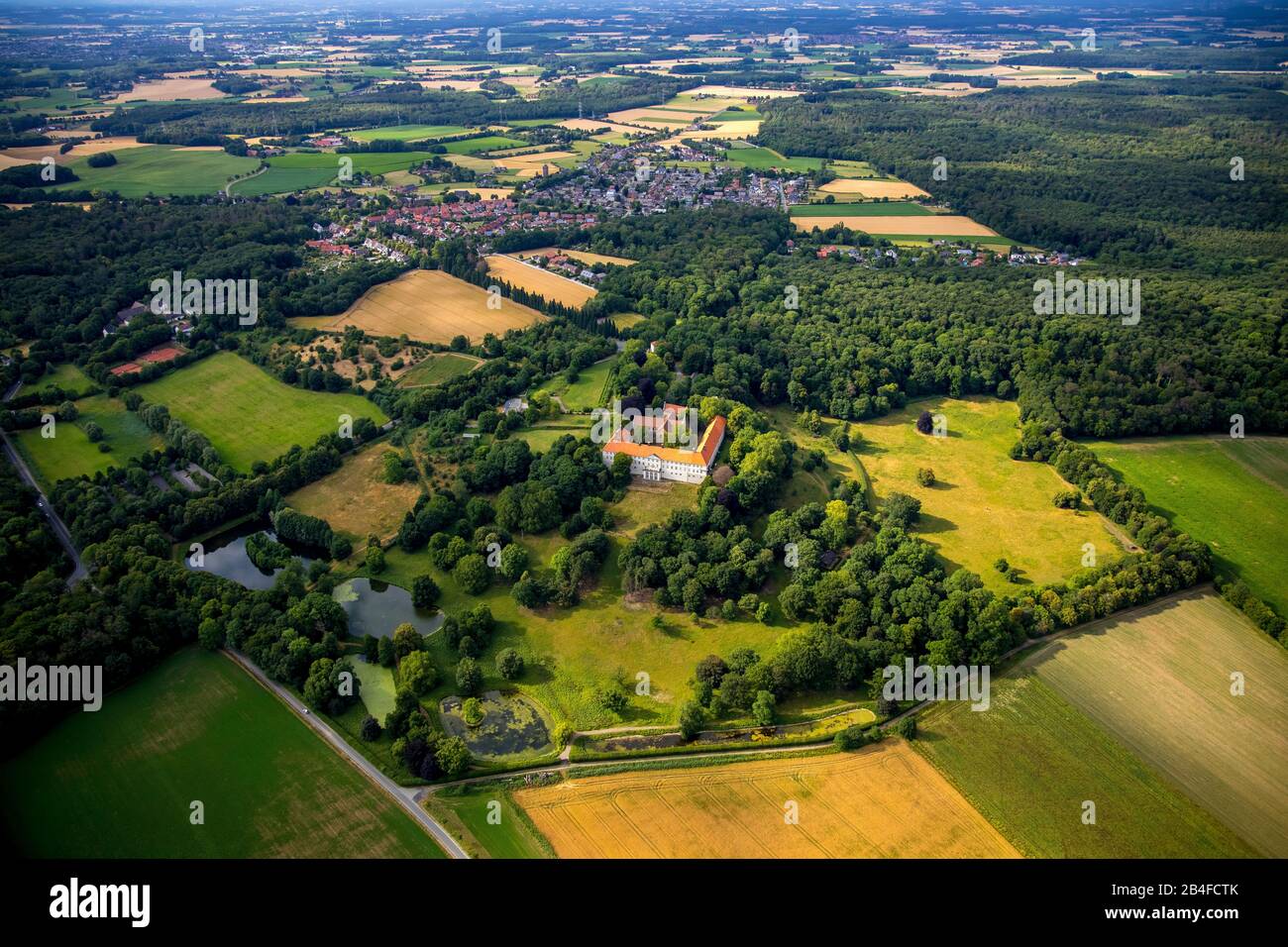 Aerial view of cappenberg castle hi-res stock photography and images ...