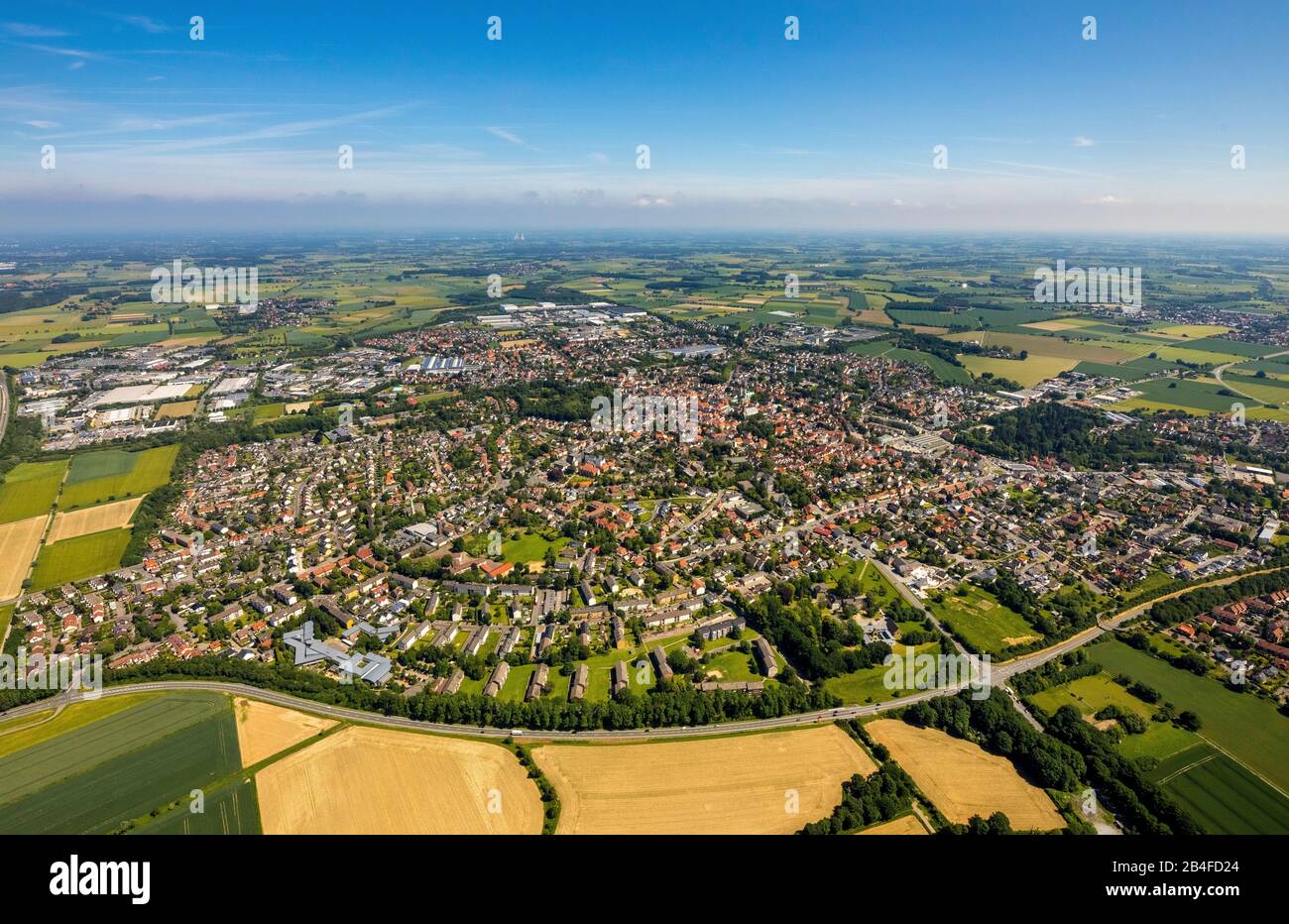 Overview of the city of werl hi-res stock photography and images - Alamy