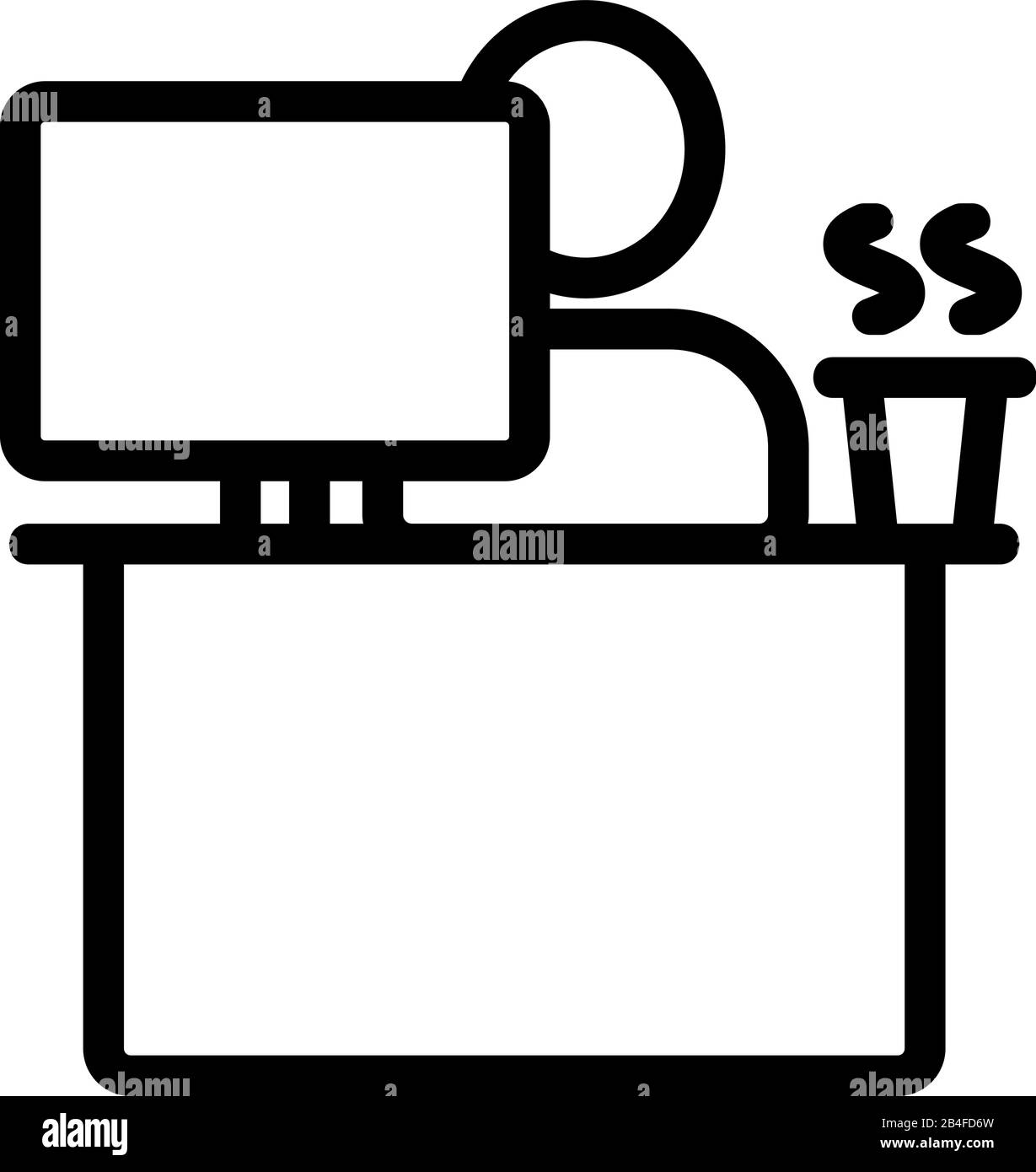 Desk tidy vector graphic hi-res stock photography and images - Alamy