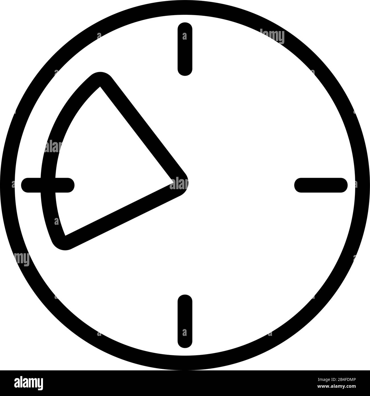 morning icon vector. Isolated contour symbol illustration Stock Vector ...