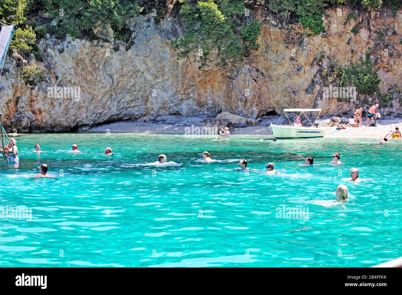 With excursion boats and bathers hi-res stock photography and images ...