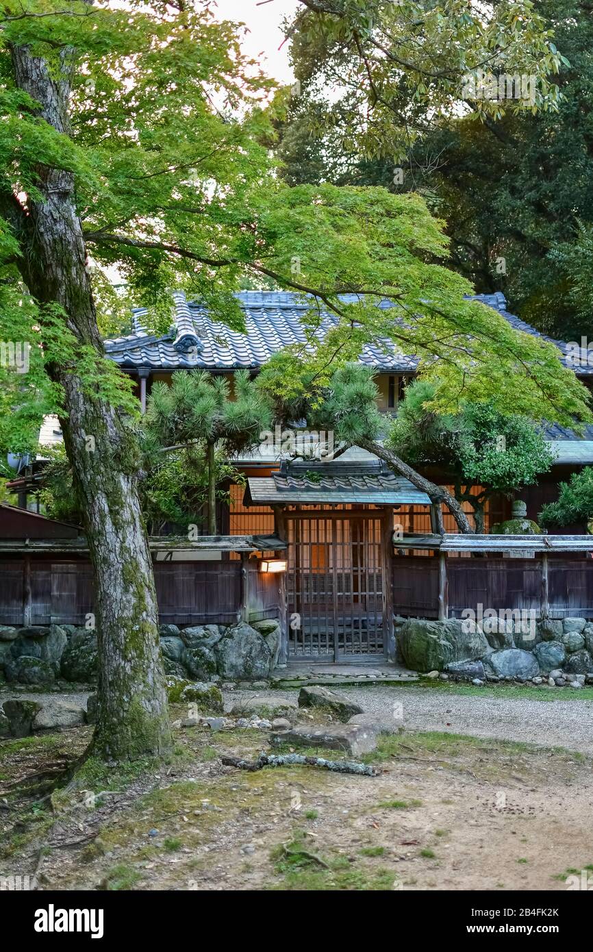 Traditional Home, Nara Park, Nara, Honshu, Japan Stock Photo - Alamy