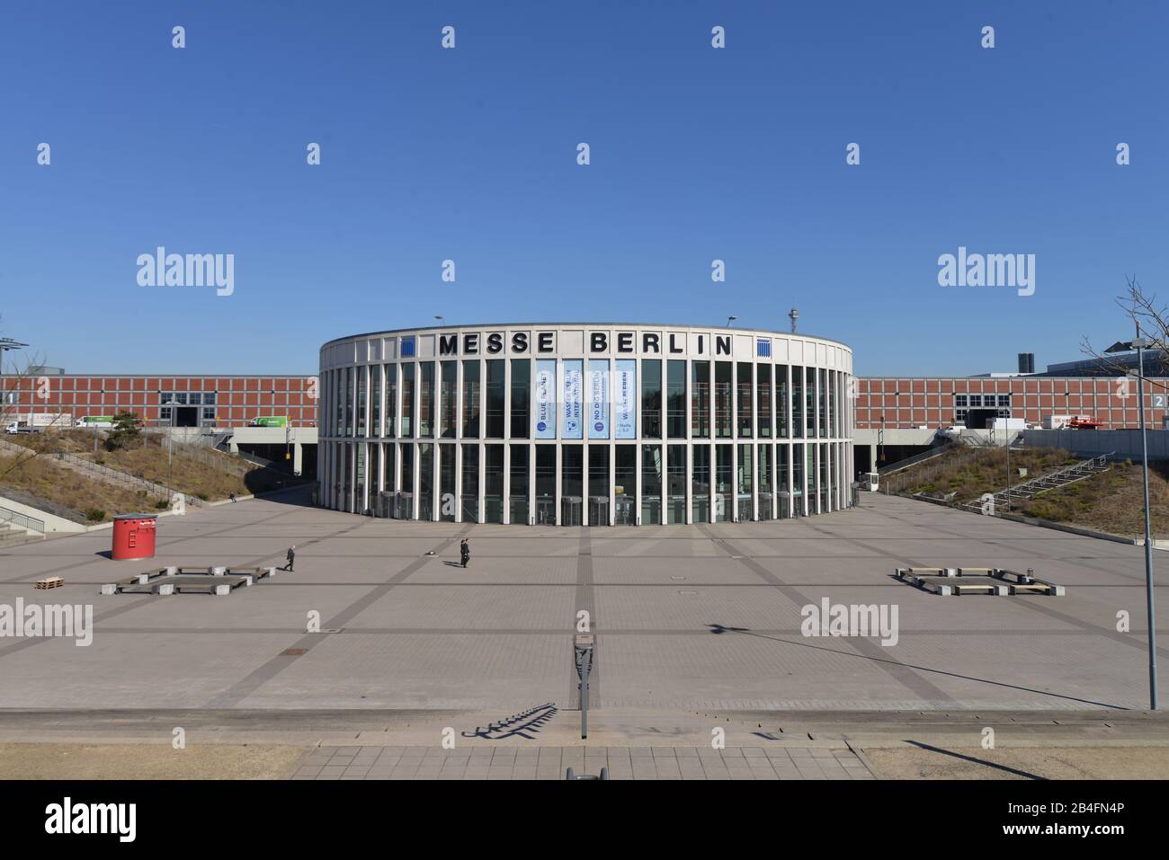 Messe Berlin, Eingang Sued, Jaffestrasse, Westend, Berlin, Deutschland ...