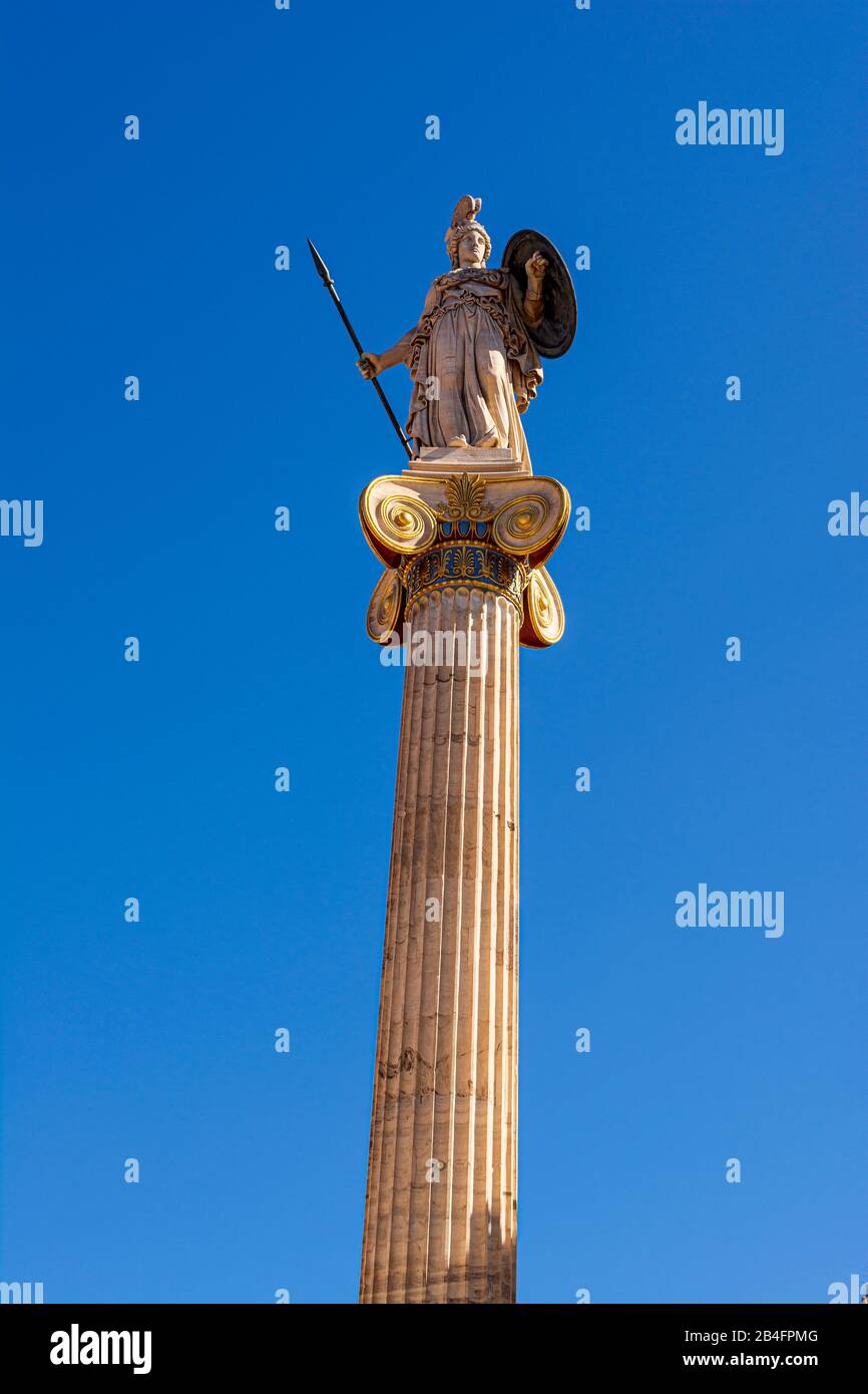 Statue athena goddess wisdom hi-res stock photography and images - Alamy