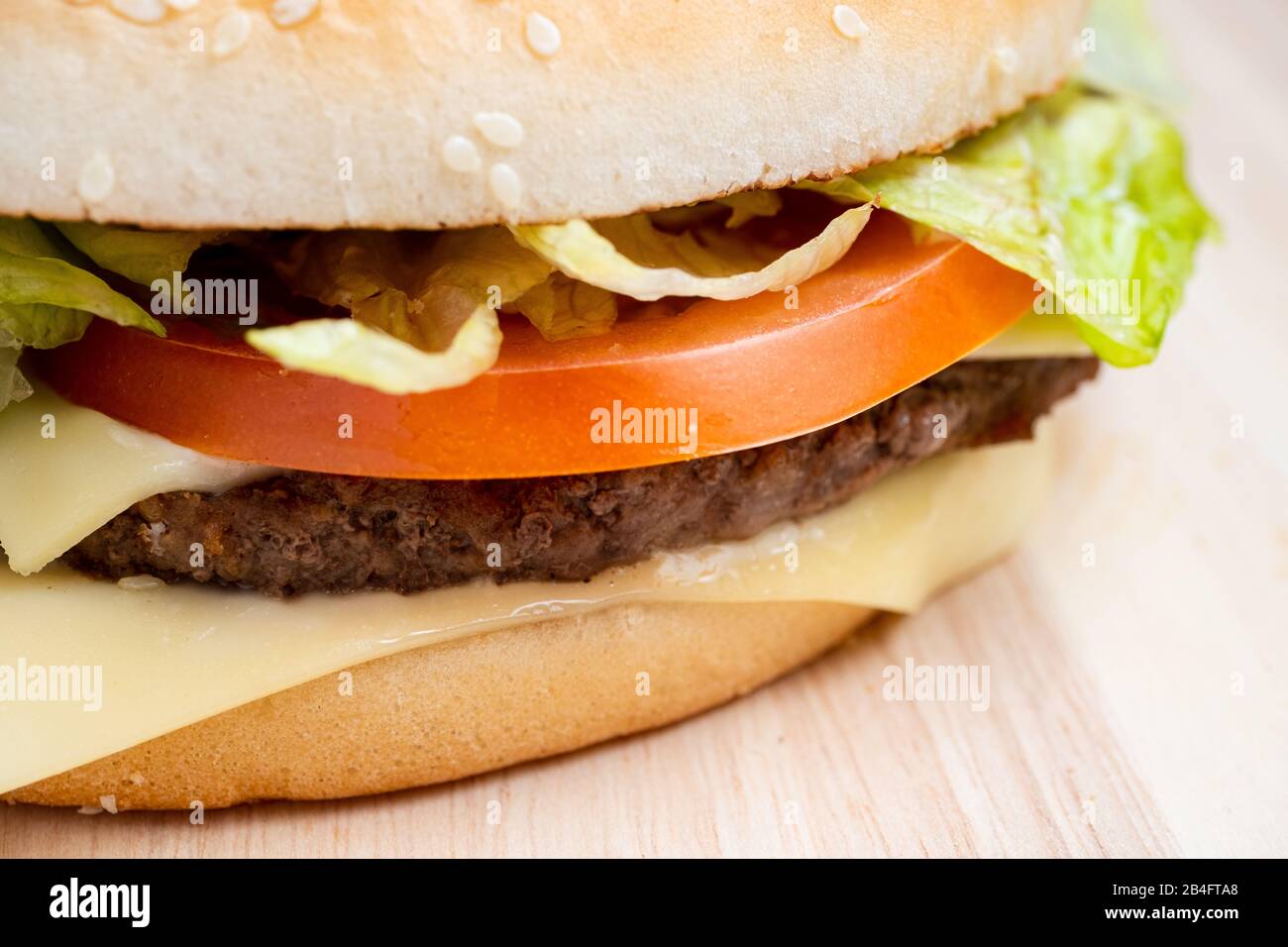 Side view cheeseburger hi-res stock photography and images - Alamy
