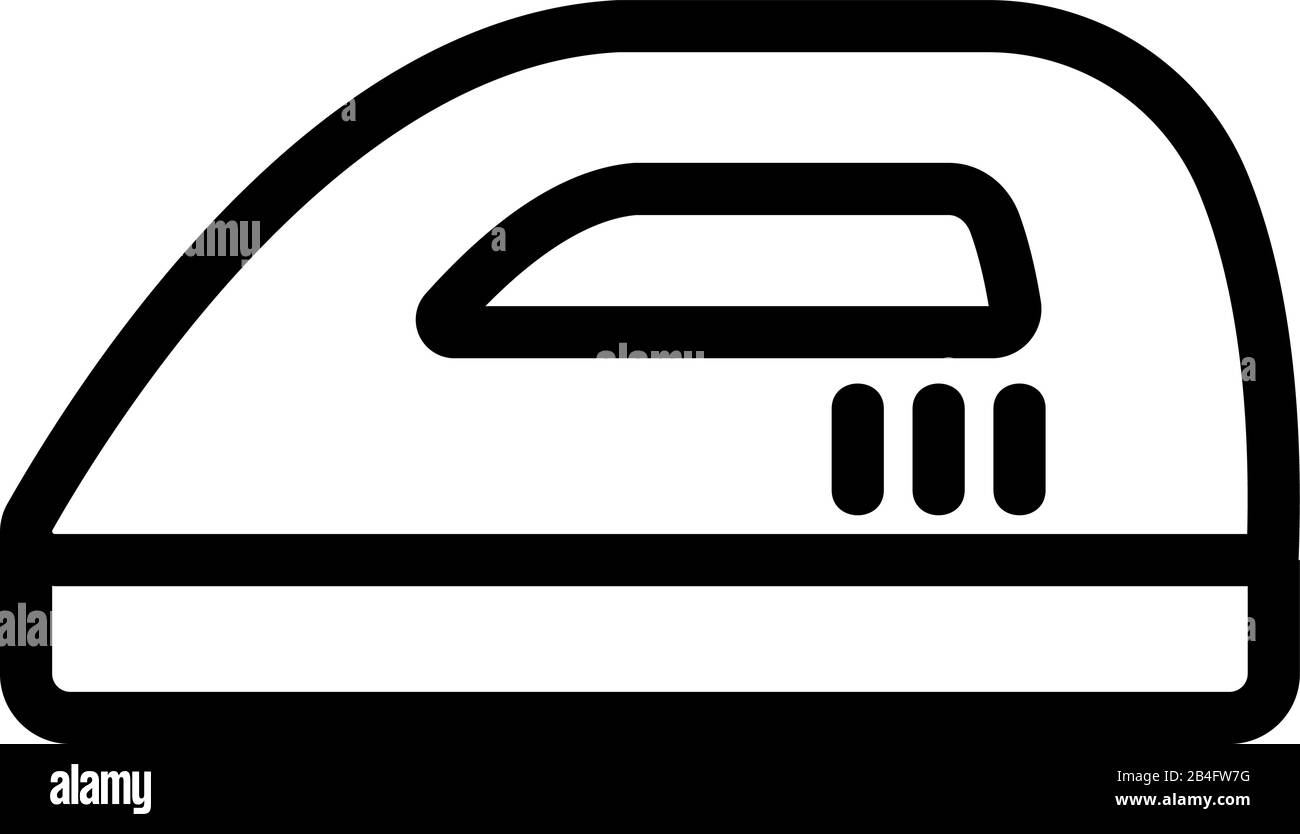 Iron icon vector. Isolated contour symbol illustration Stock Vector ...