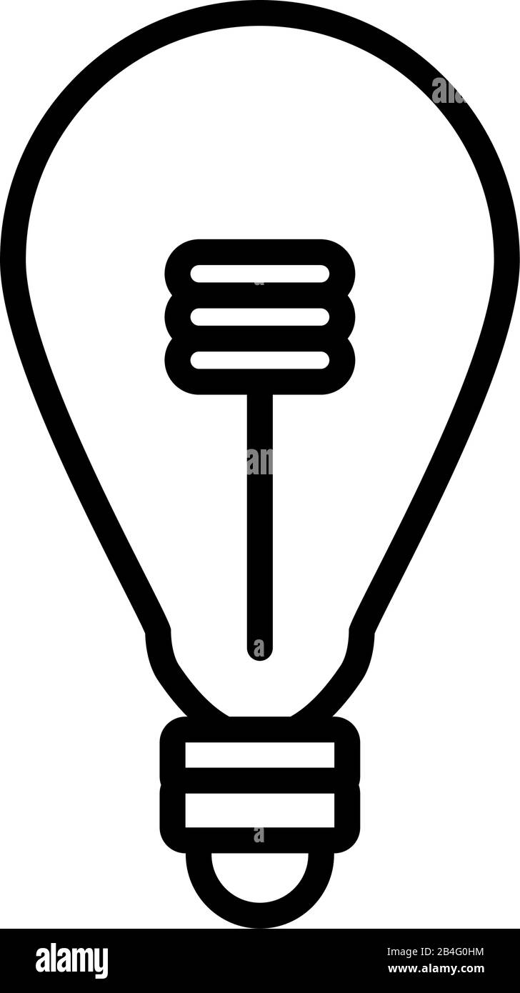 light bulb off in white background vector illustration design Stock ...