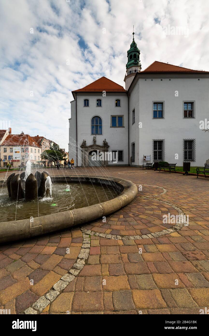 Europe, Poland, Lower Silesia, Luban / Luban / Lauban - Town hall Stock ...