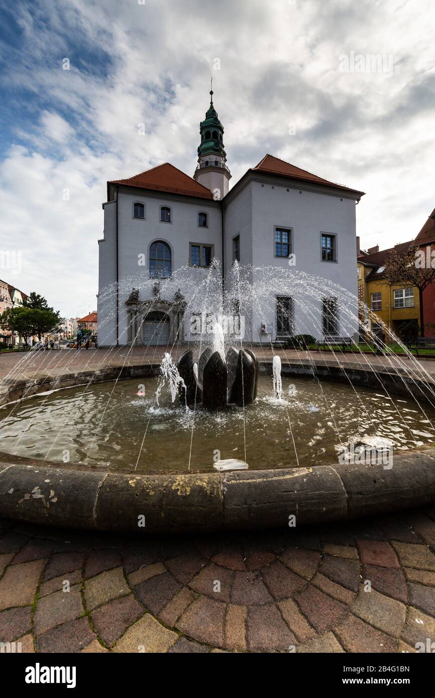 Europe, Poland, Lower Silesia, Luban / Luban / Lauban - Town hall Stock ...
