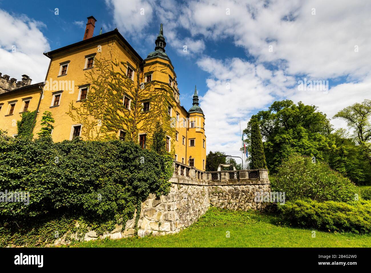 Europe, Poland, Lower Silesia, Zamek Kliczkow / Castle Kliczkow ...